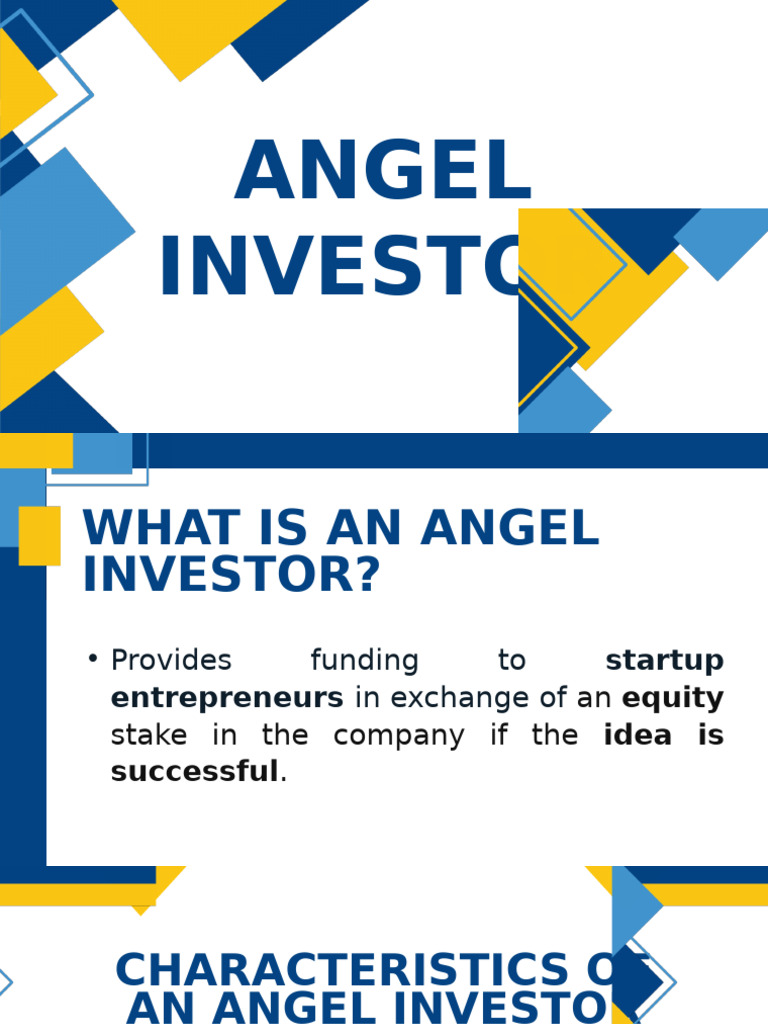 Angel Investor Overview and Insights | PDF