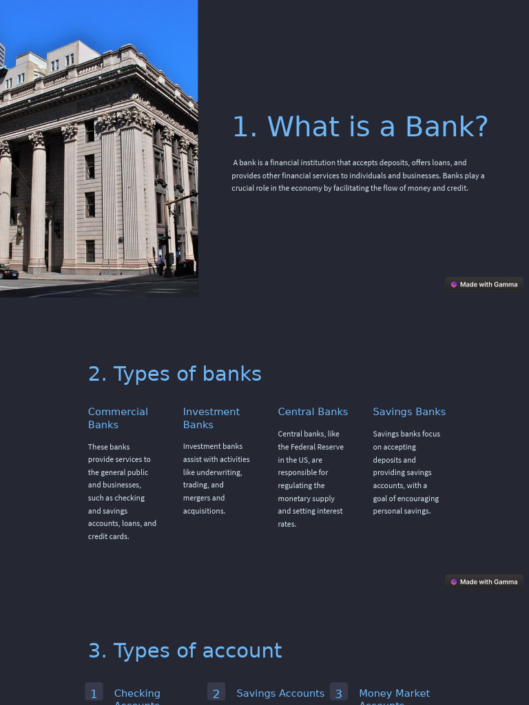 Understanding Bank Types and Accounts | PDF | Banks | Interest