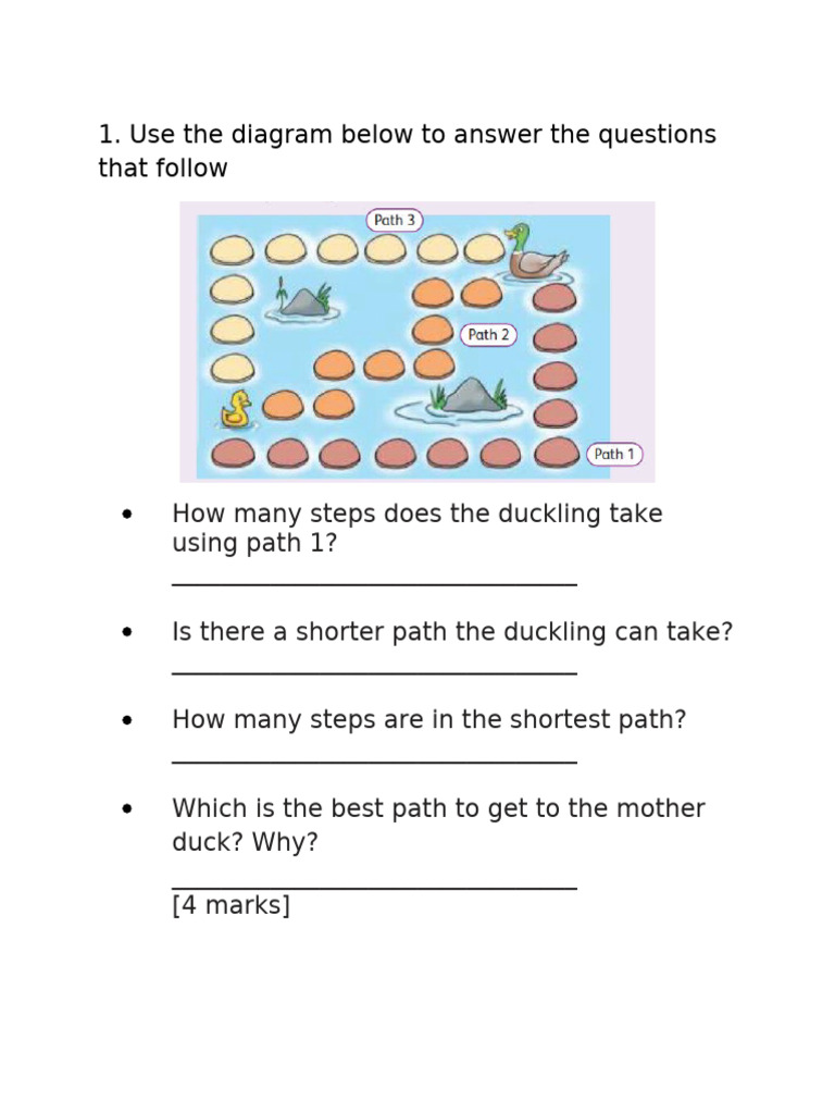 Duckling Path and Computer Basics Quiz | PDF | Computer Hardware ...