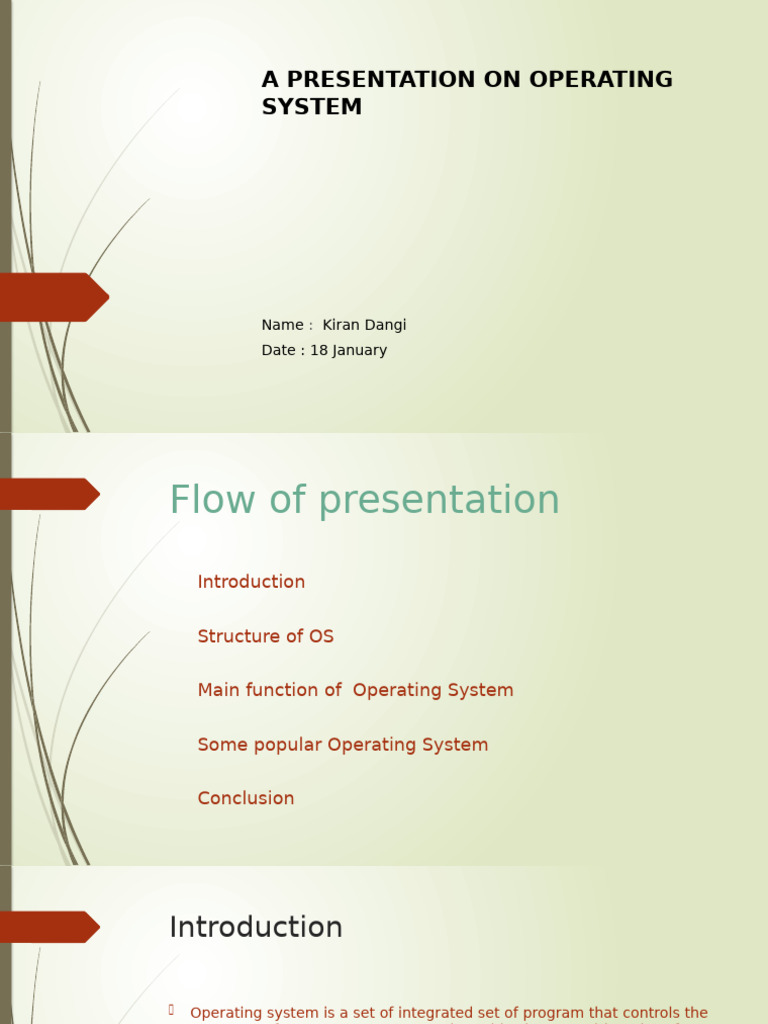 Operating System | PDF