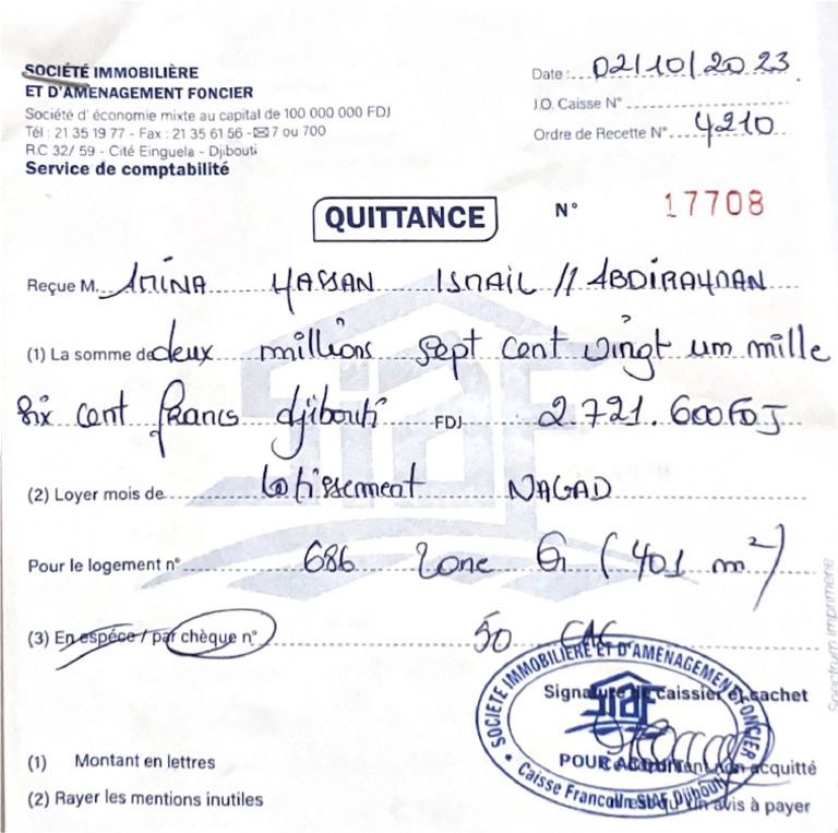Quittance | PDF