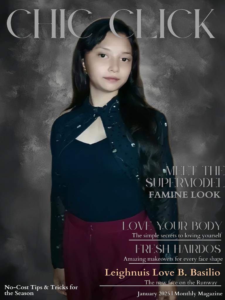 Brown Modern Model Fashion Magazine Cover - 20250129 - 215428 - 0000 | PDF