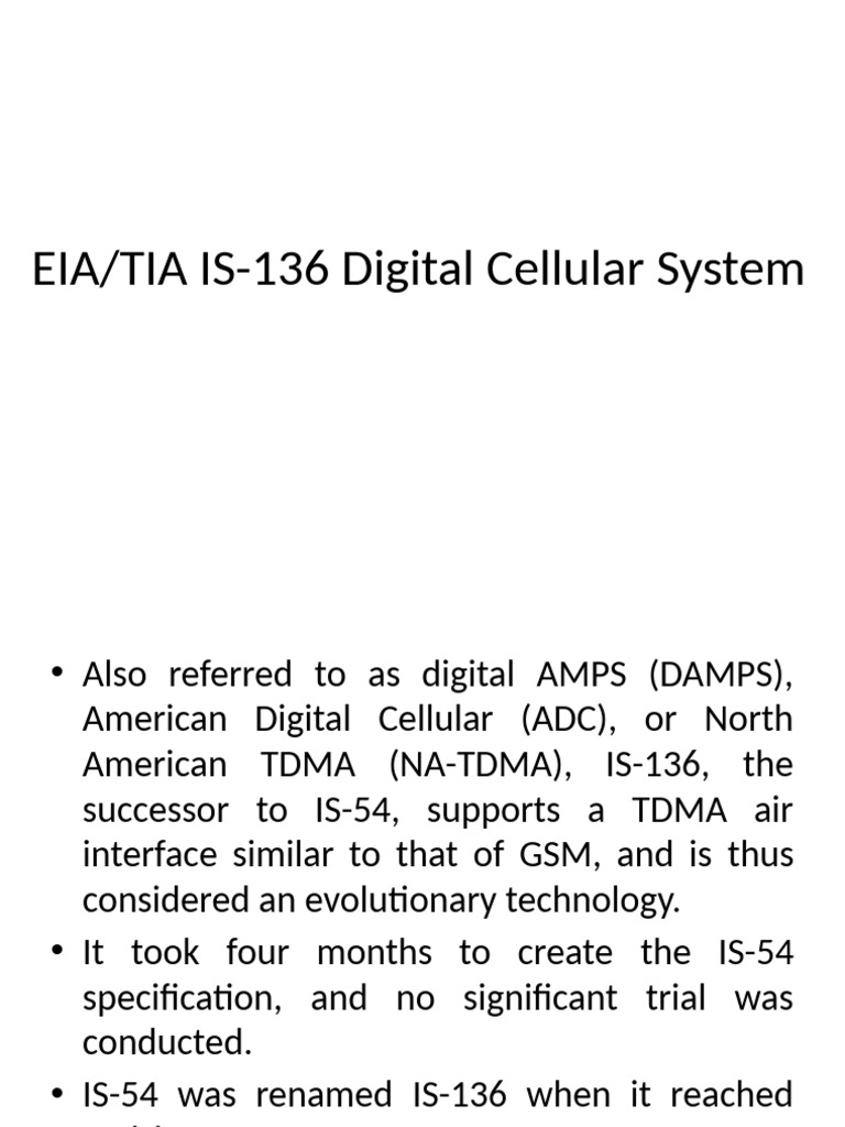EIA Tia Is 136 | PDF