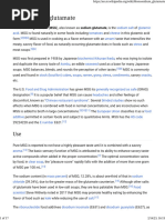 MSG and E-Numbers Explained | PDF | Umami | Taste
