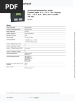 Datasheet - Easergy P5 Protection Relays - P5F30 | PDF ...