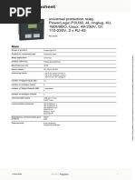 Datasheet - Easergy P5 Protection Relays - P5F30 | PDF ...