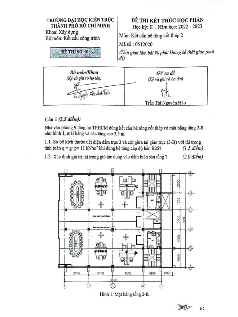 Đáp Án BTCT 2 2022-2023 TTNH | PDF