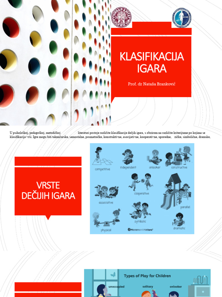 Klasifikacija Igre | PDF