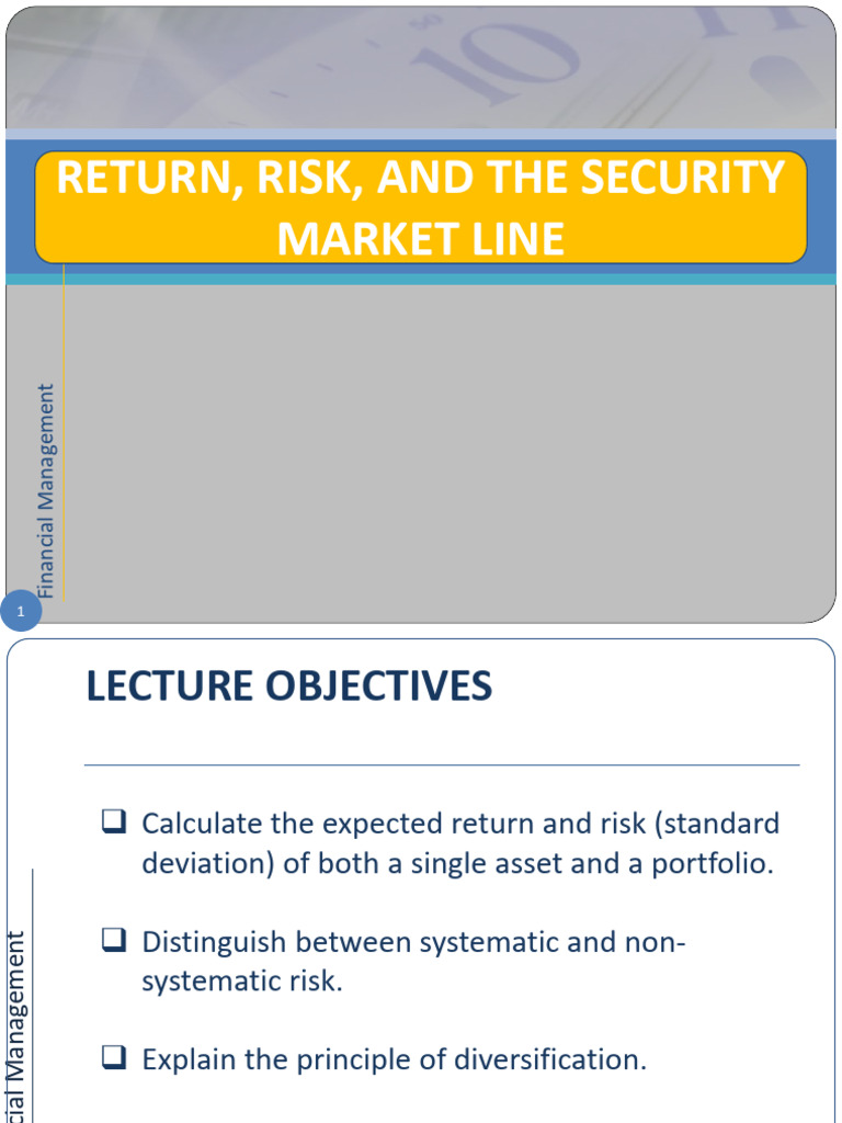 Risk and Return in Financial Management | PDF | Capital Asset Pricing ...