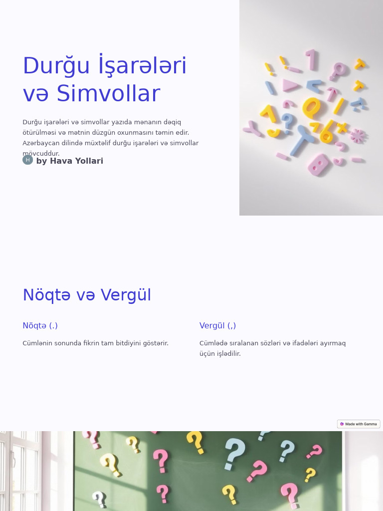 Durgu Isareleri Ve Simvollar | PDF