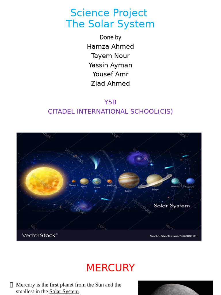 The Solar System (Final) | PDF | Planets | Saturn