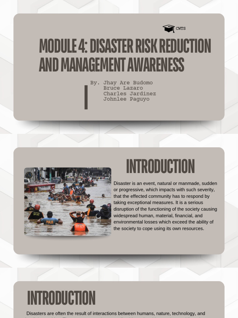 Nstp 1_module 4_disaster Risk Reduction and Management Awareness | PDF | Natural Disasters | Volcano