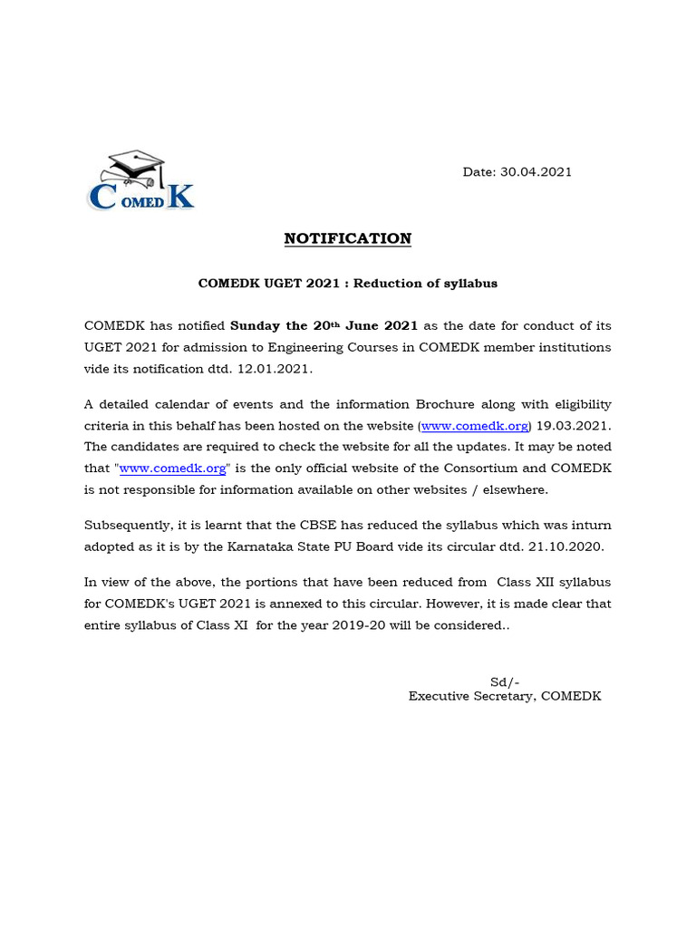 Circular Reg - Reduction in Syllabus | PDF | Derivative | Integral