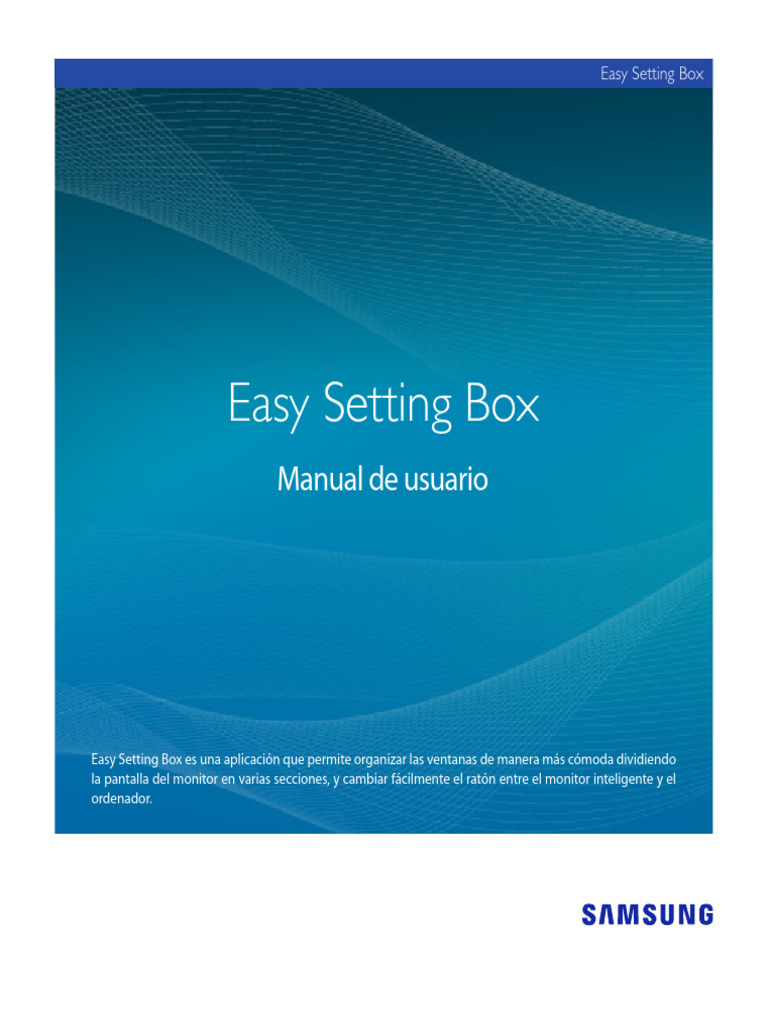Configuración Rápida de Easy Setting Box | PDF | Botón (Computación ...