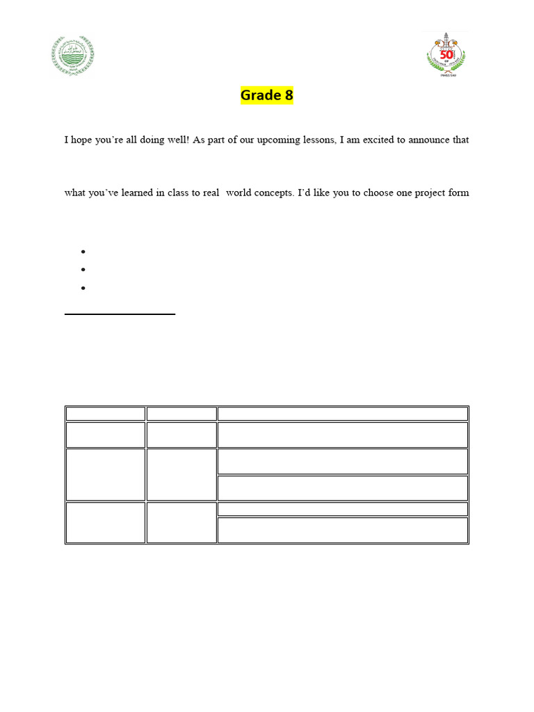 Grade 8 ICT Research Projects 2024-2025 (1) | PDF | Computer Program ...