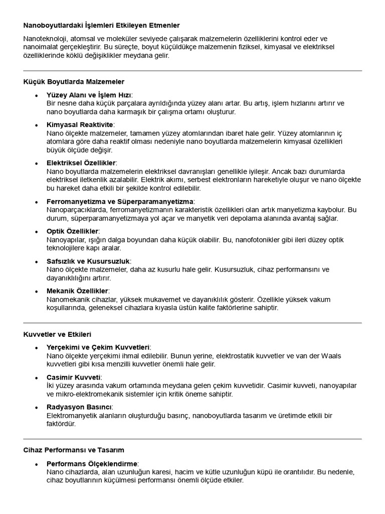 Nanom Özet | PDF