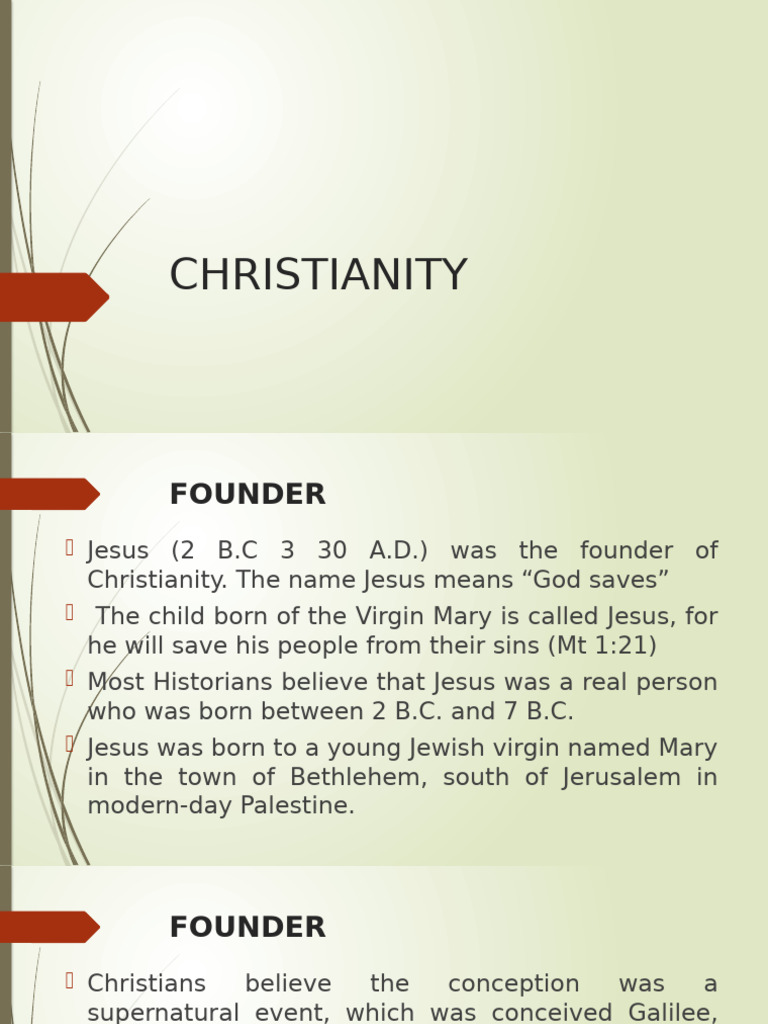 Iwrbs PPT 5 - Christianity | PDF | Jesus | God The Father