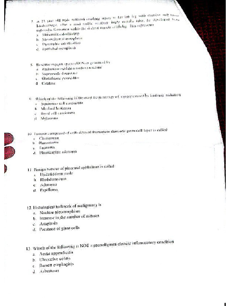 Patho Proff 2018 | PDF