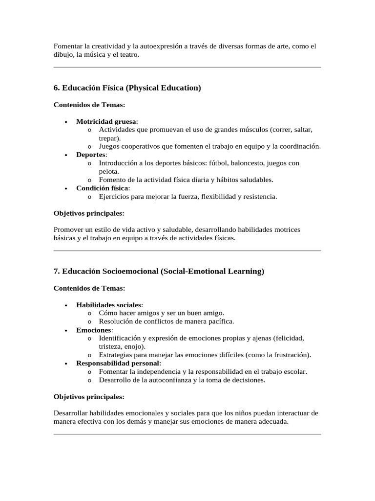Fomento de Habilidades en Segundo Grado | PDF