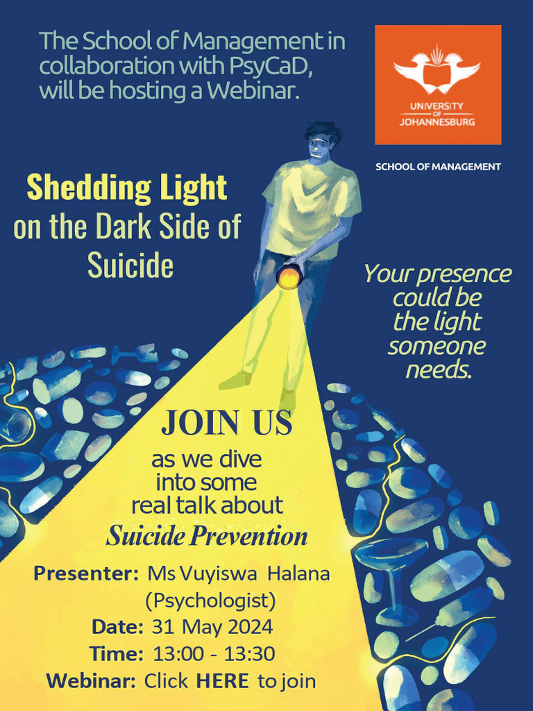 Suicide Prevention Webinar on May 31 | PDF