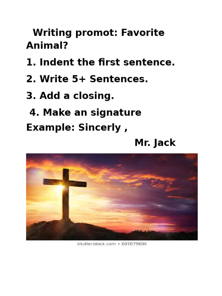 Writing Promt 1 | PDF