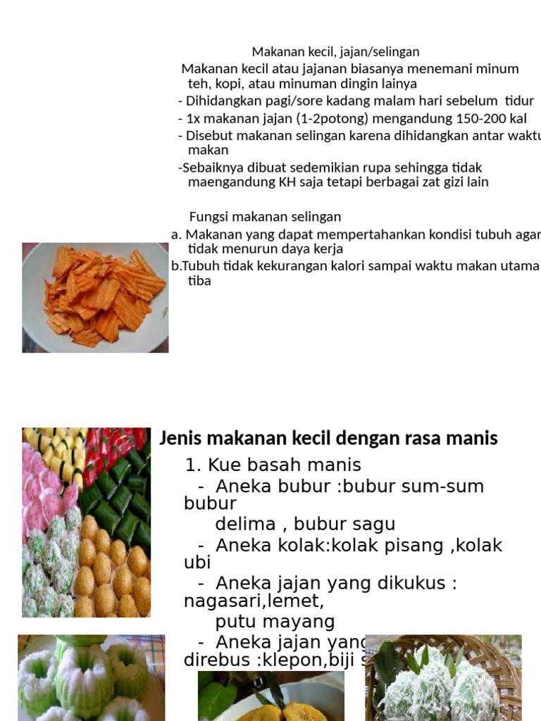 Snack Dan Minuman | PDF