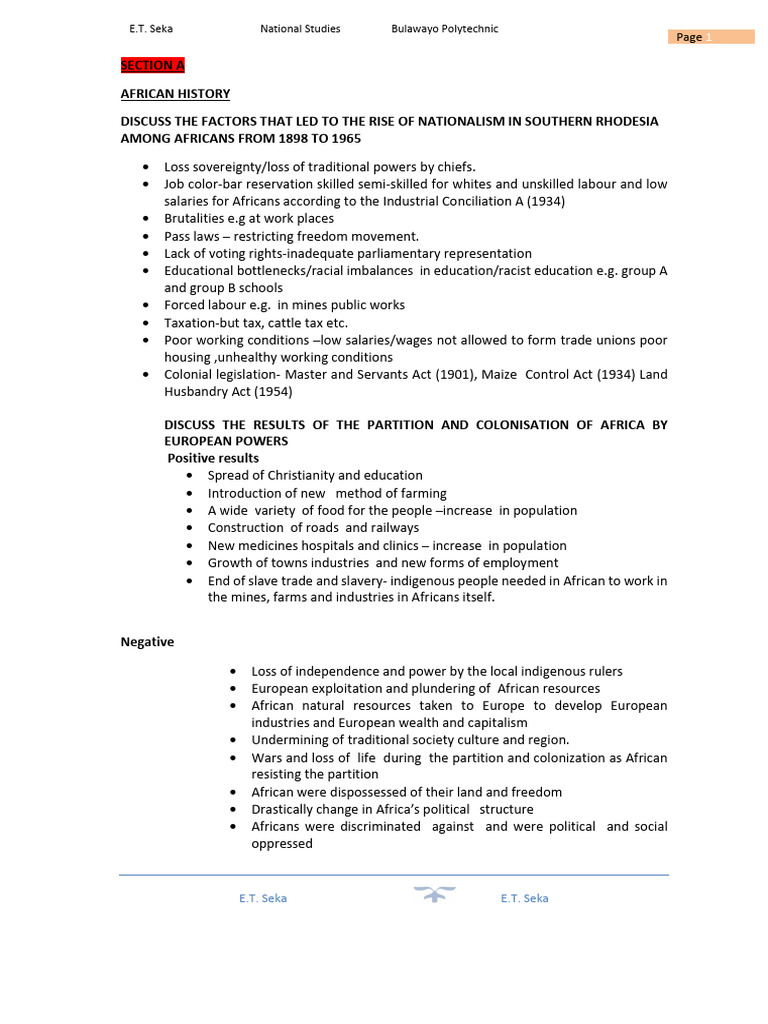 Nass Questions and Answers | PDF | Bill (Law) | Zimbabwe