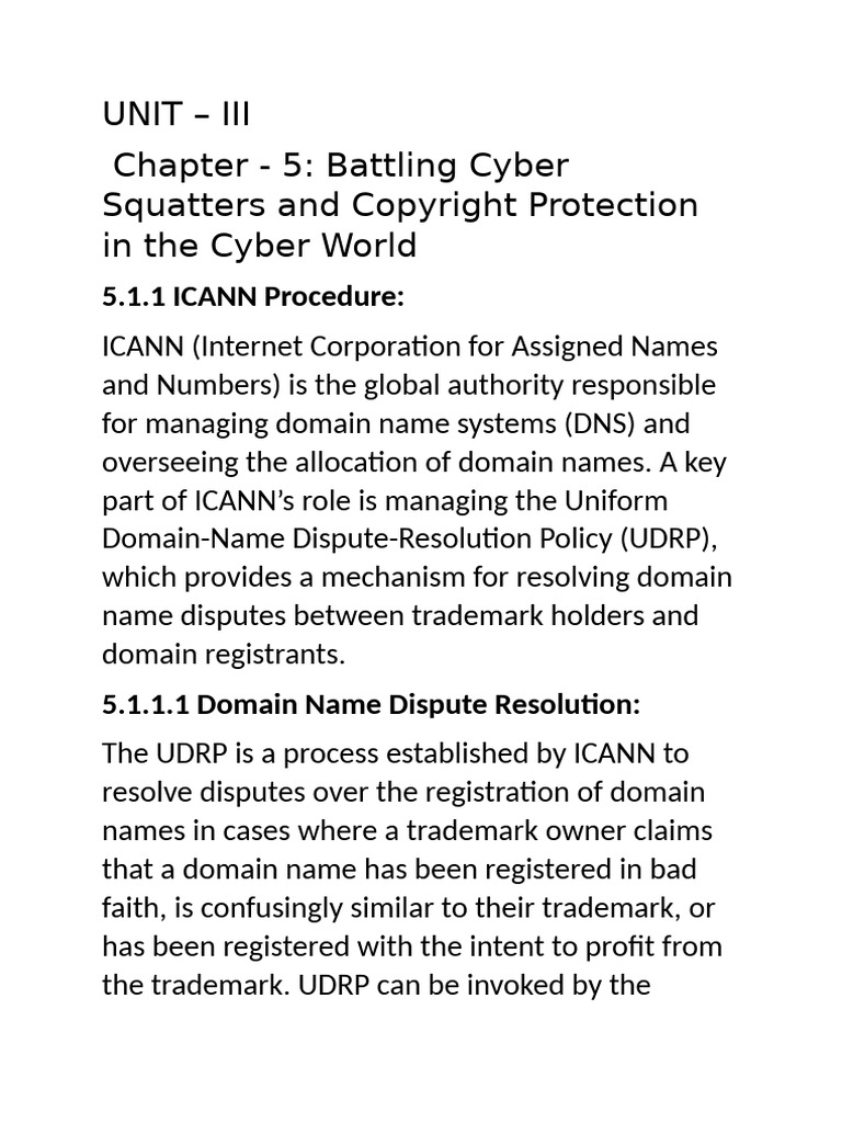 Cyber Law Unit 3 | PDF | Copyright Infringement | Copyright