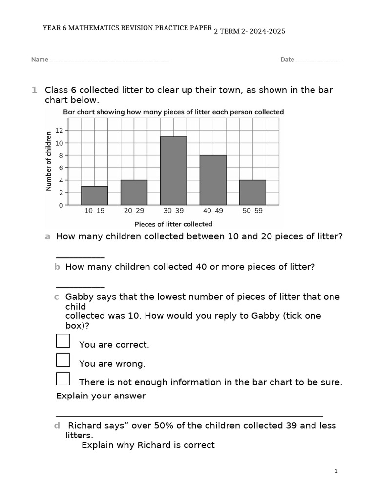 Revision Paper 2 New | PDF