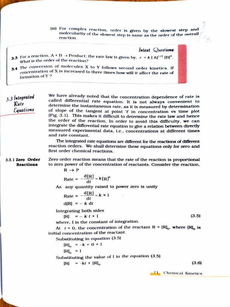 Chemistry Text Book-3 | PDF | Reaction Rate | Activation Energy