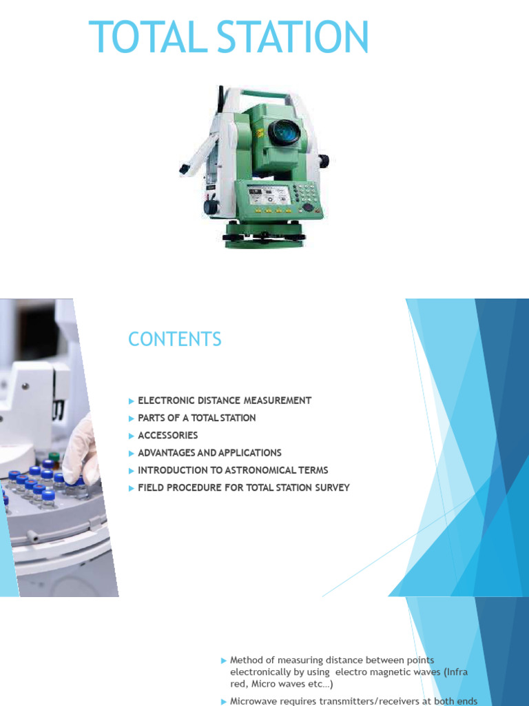 Totalstation 240331172735 51145393 | PDF | Surveying | Computer Keyboard