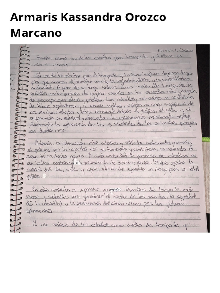 Armaris Kassandra Orozco Marcano | PDF