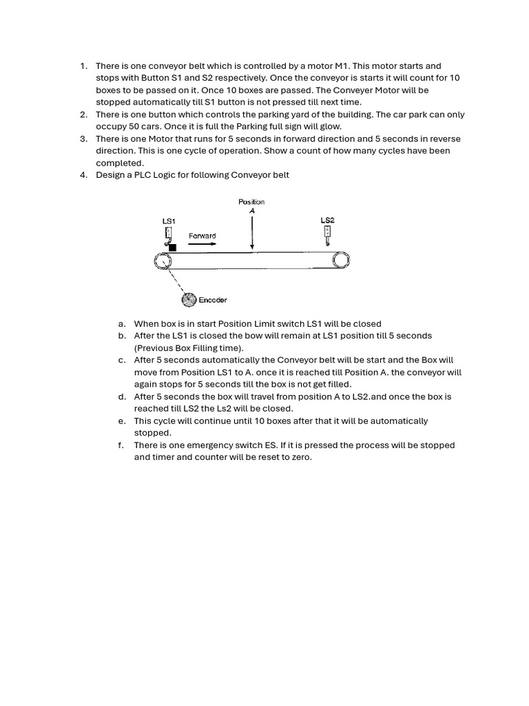 PLC Practice Assignments - 3 | PDF | Electronic Engineering | Digital Electronics