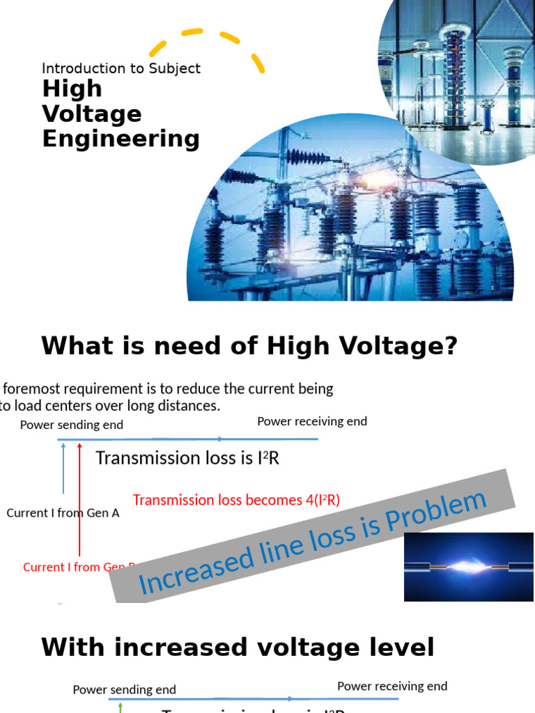 Introduction To Subject | PDF | Electrical Breakdown | High Voltage