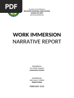 OJT Narrative Report Guidelines | PDF | Cognition