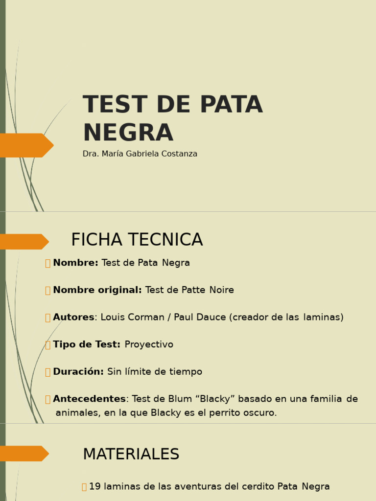 Pata Negra | PDF | Sicología