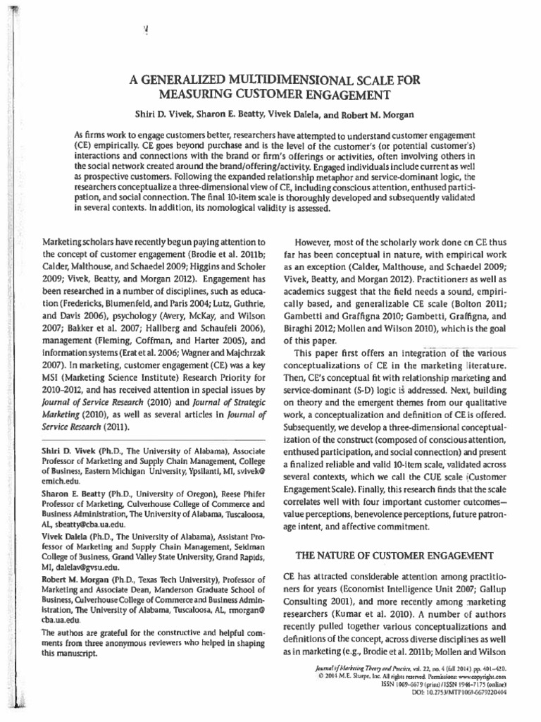 Vivek Et Al 2014 A - Generalized - Multidimensional - Scale - For | PDF