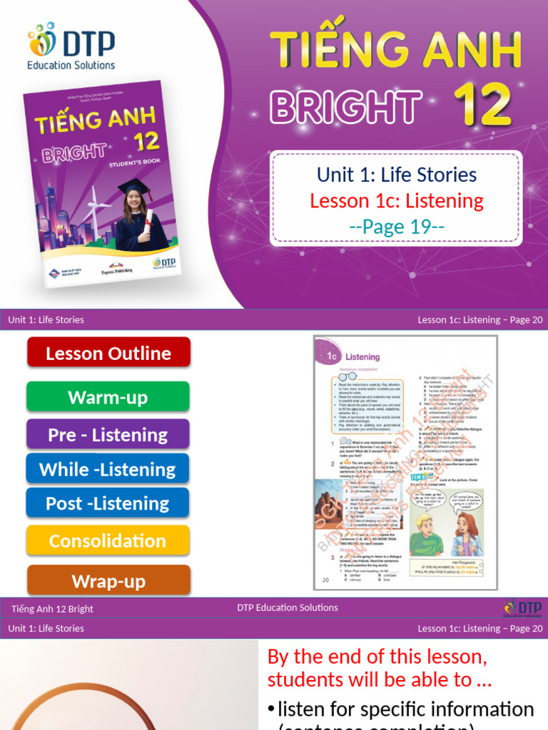Unit 1 - Lesson 1c - Listening - Page 20 | PDF