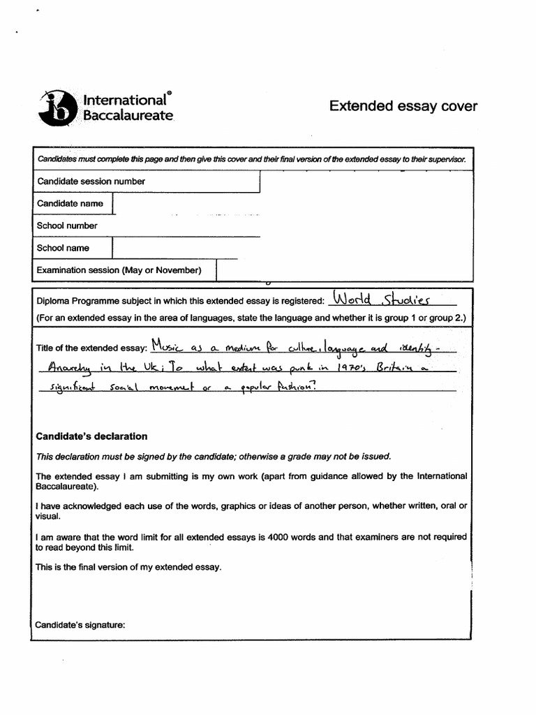 May 2015 EE Graded-Commented Exemplar A | PDF | Secondary Education | Educational Institutions