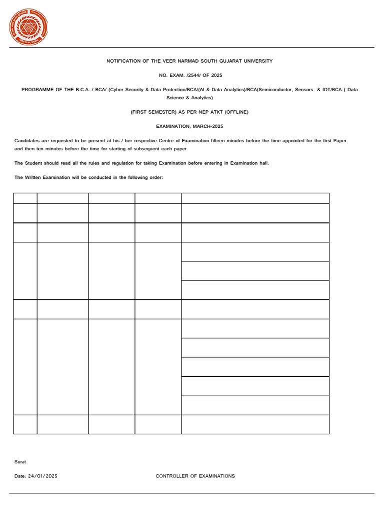 Fybca Sem-1 Nep Atkt March-2025 | PDF | Information And Communications ...