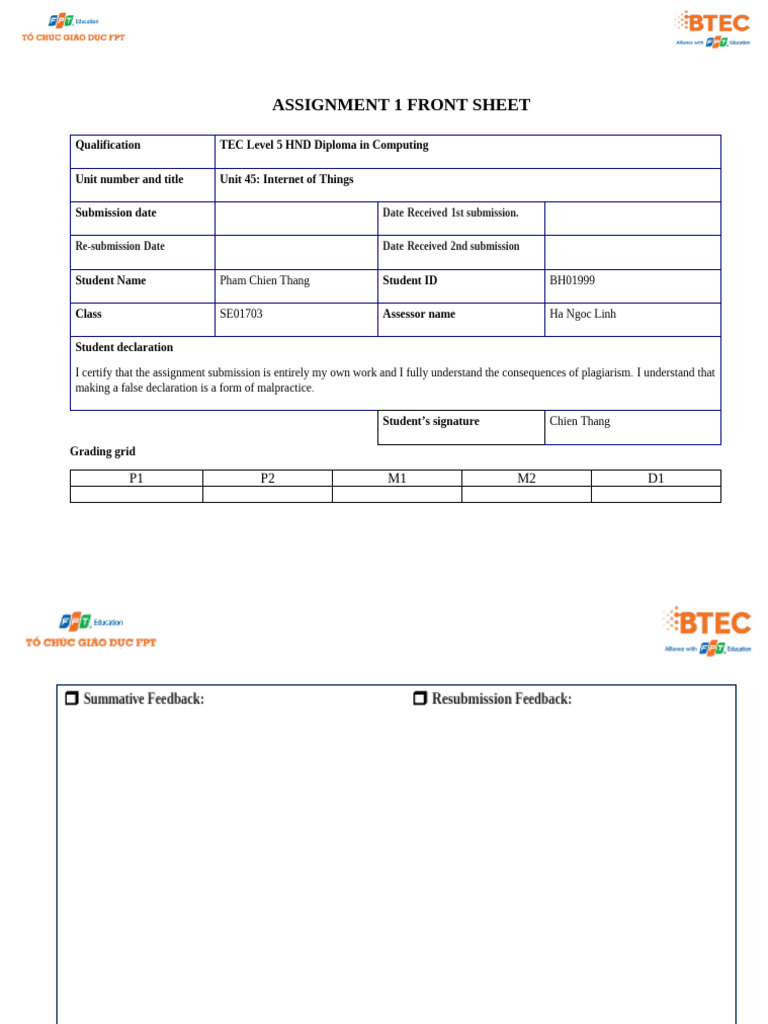 ASM 1 IOT | PDF | Internet Of Things | Computer Network