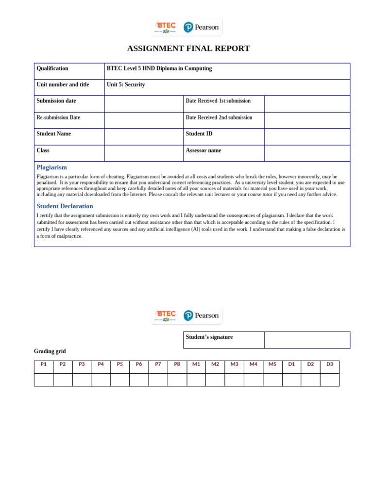 FRONTSHEET ASM FINAL REPORT (IND) | PDF
