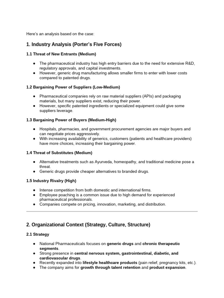 National Phrma case _ HRM | PDF | Recruitment | Business