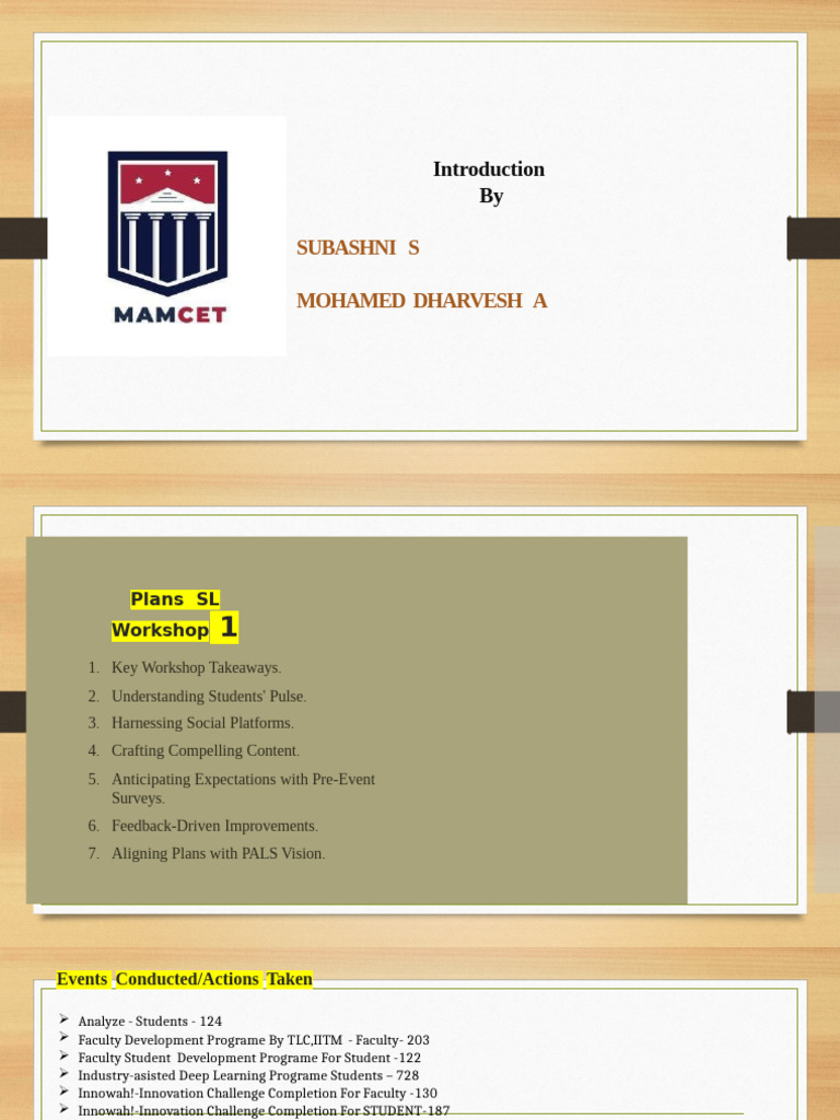 Subashini-SL workshop pals.ppt | PDF | Communication