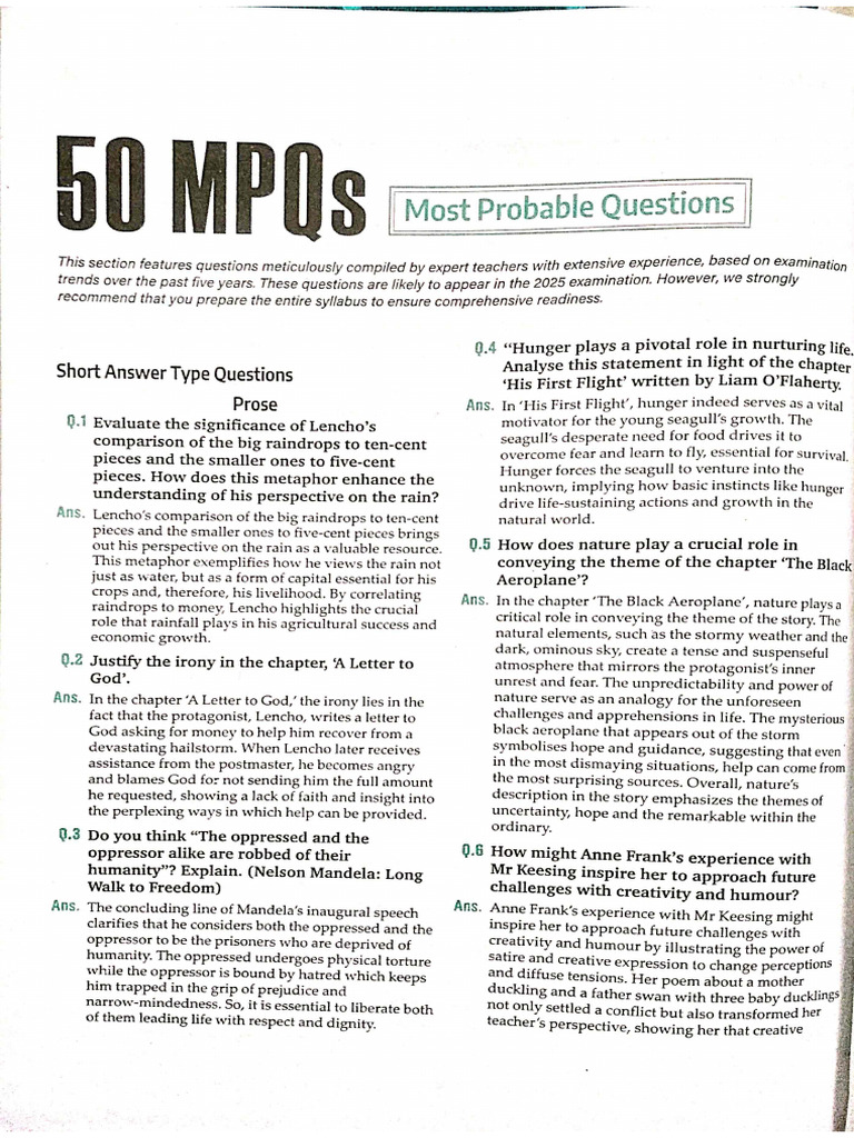 50 MPQ's (English) | PDF