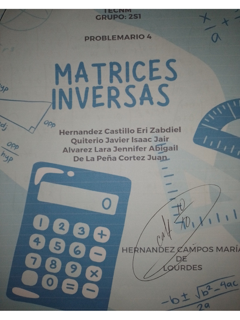 Matrices Inversas | PDF
