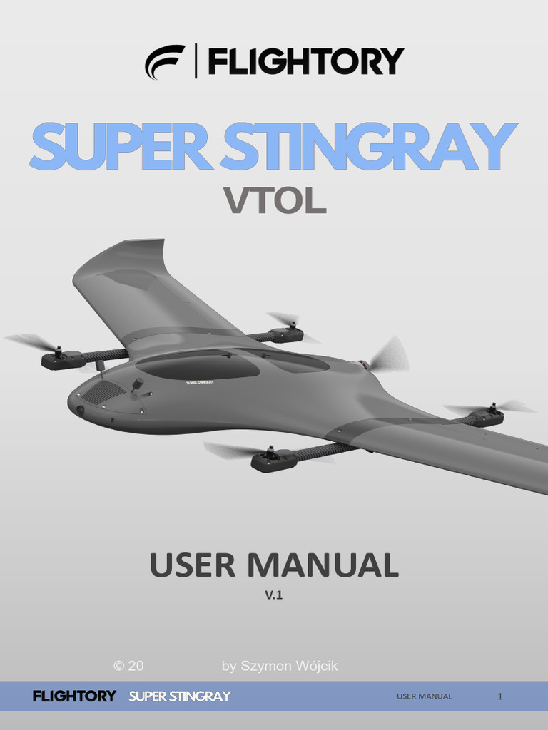 Super Stingray Vtol Manual | PDF | Aircraft | Screw