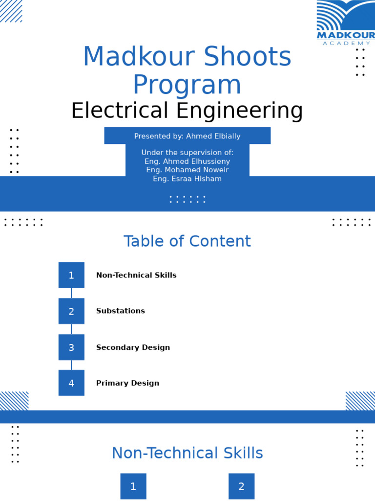 Ahmed Elbially MK Presentation | PDF | Power (Physics) | Electricity