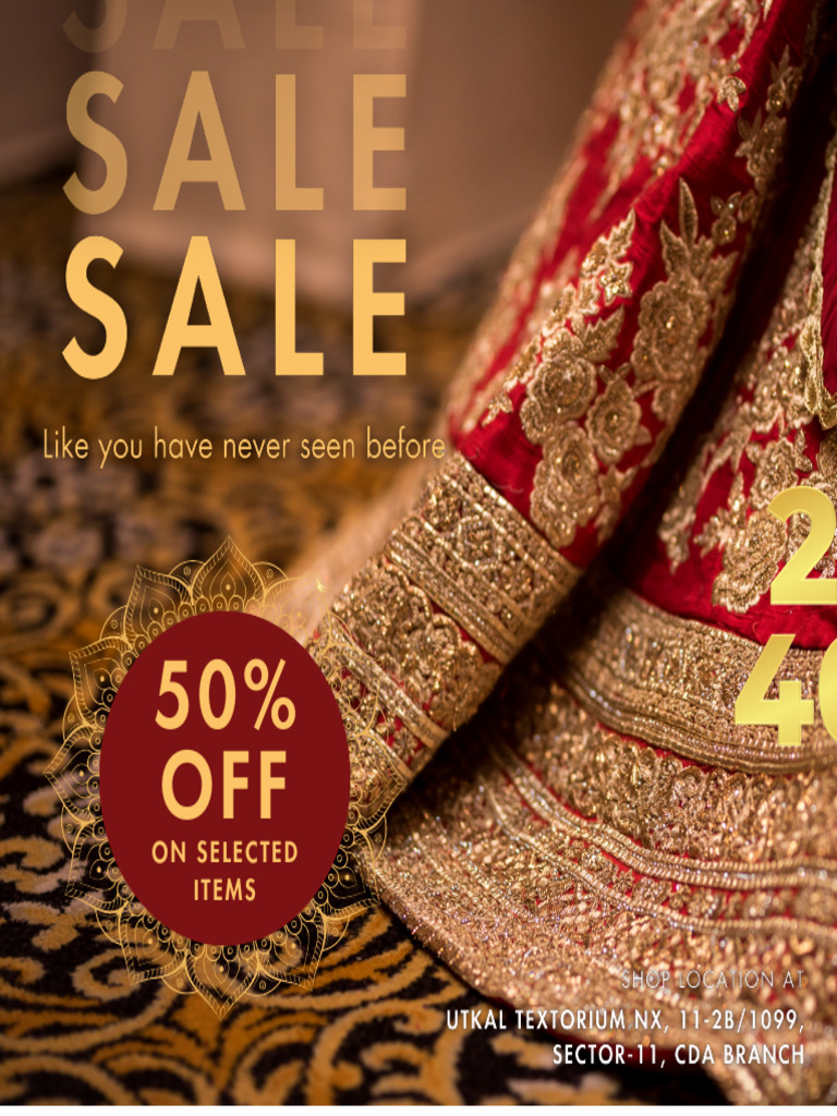 50% Off Selected Items Sale | PDF