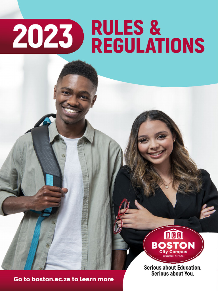 Boston City Campus Student Rules Guide | PDF | University And College ...